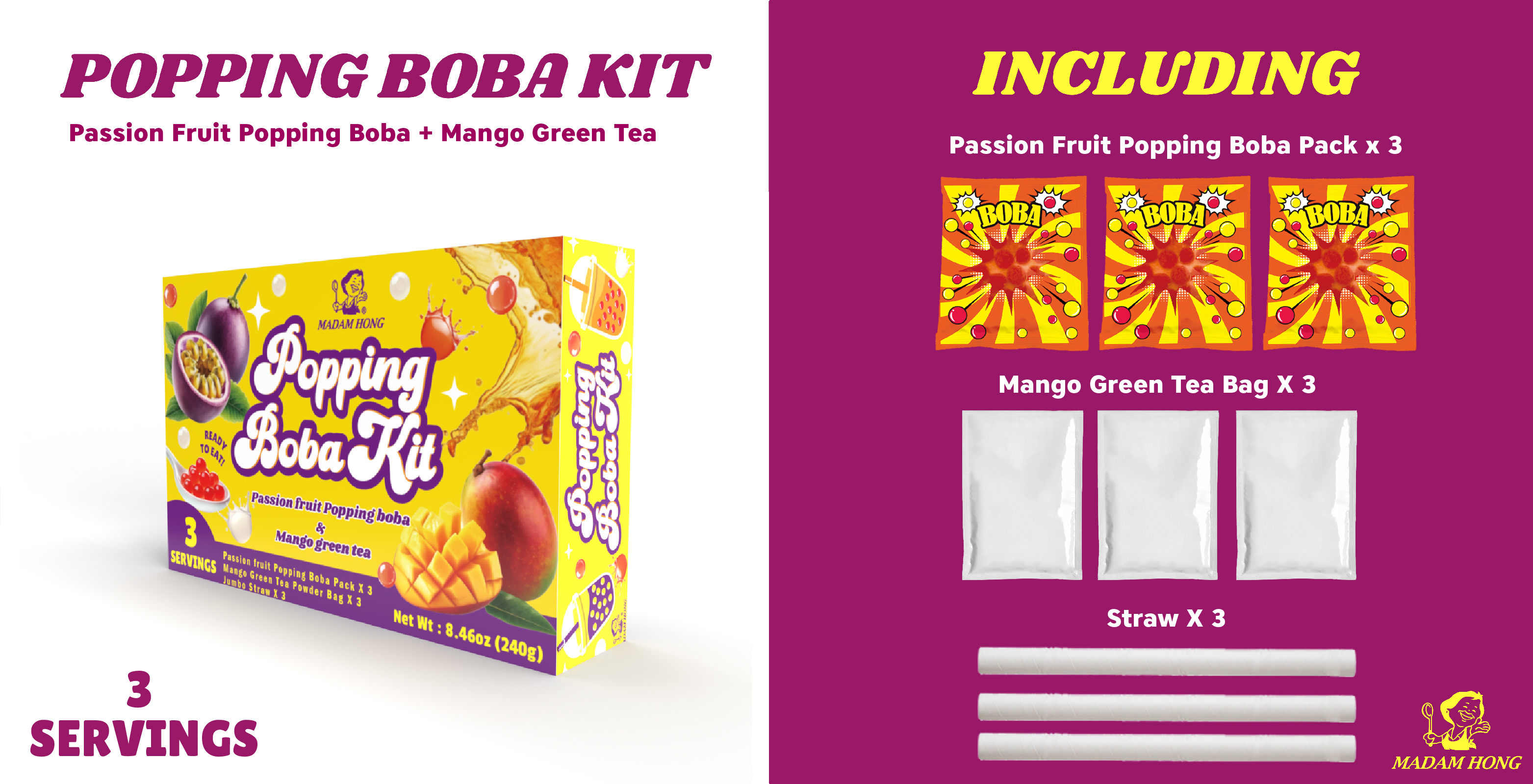 Popaball Bubble Tea Kit | Popping Boba Gift Box